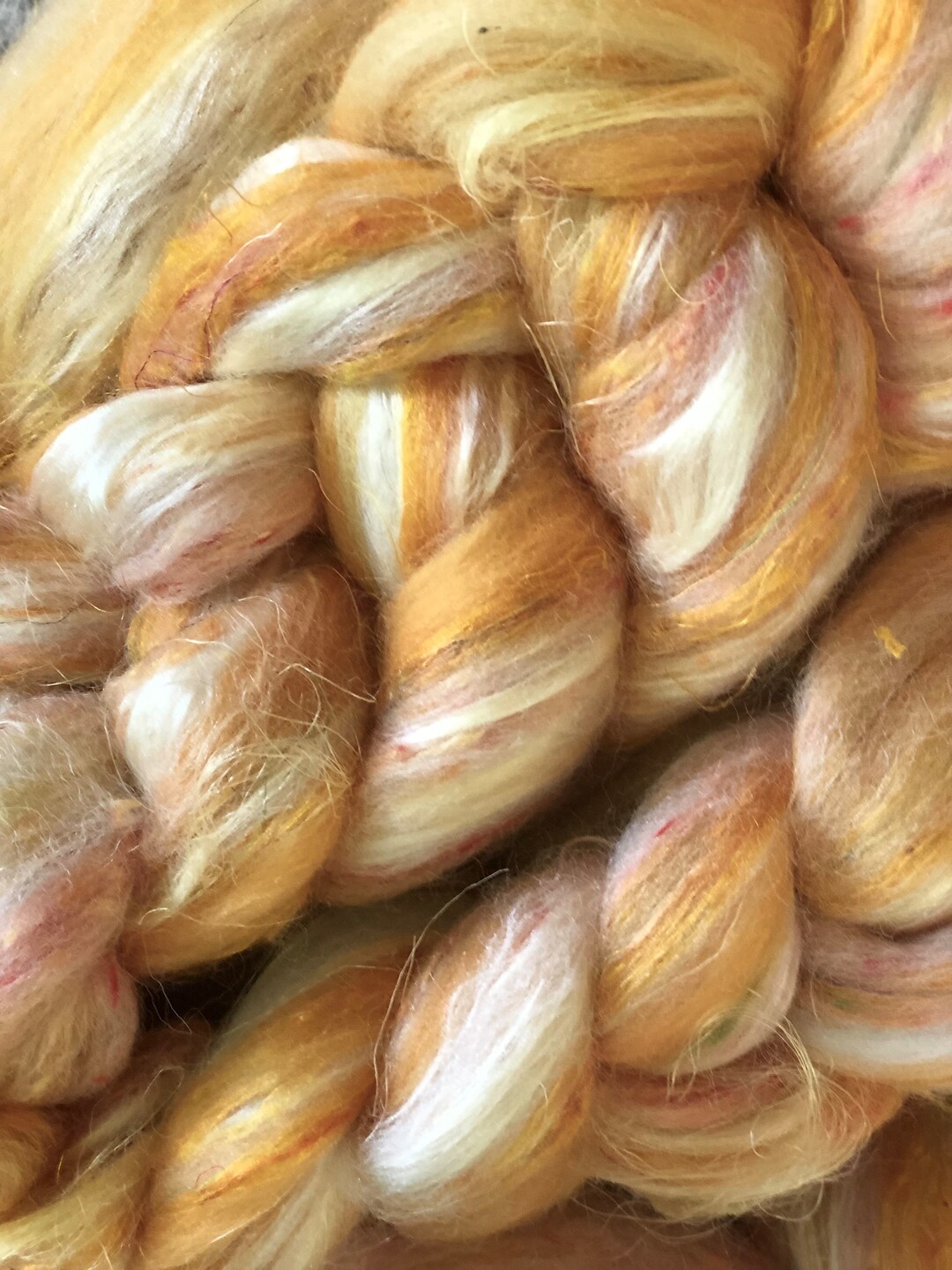 ROVING, Variegated Yellow Roving, Fancy Yellow Roving, Weaving Roving ...