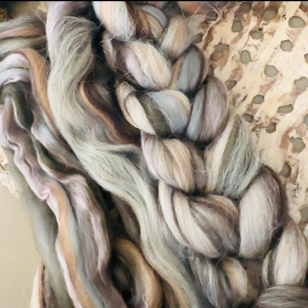 ROVING Fallingwater, Landscape Palette Combed Top, Merino Roving ...