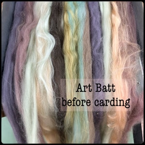 ART BATT, Free People, Sage, Lavender,purple Blue Gold Merino Silk ...