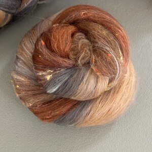 ART BATT Fancy Brown, Sepia Chocolate Cocoa Rust Mocha Cinnamon Merino ...