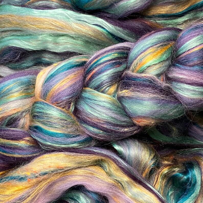 ROVING DegasHand Dyed RovingSoft impressionist | Etsy