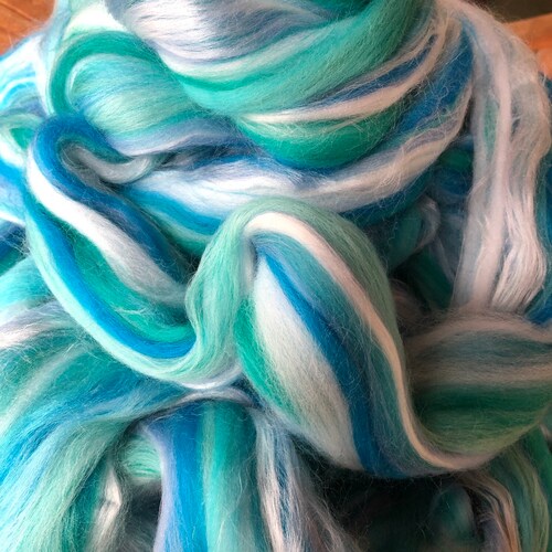 Navy Blue Merino Wool Roving for Felting Spinning and Weaving - Etsy