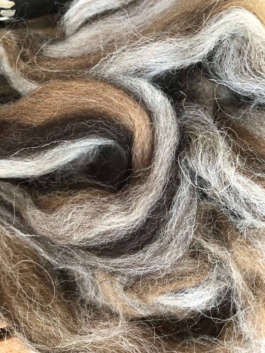 RUSTIC ROVING Paleo, Natural Spinning Roving, Needle Felting Animal ...