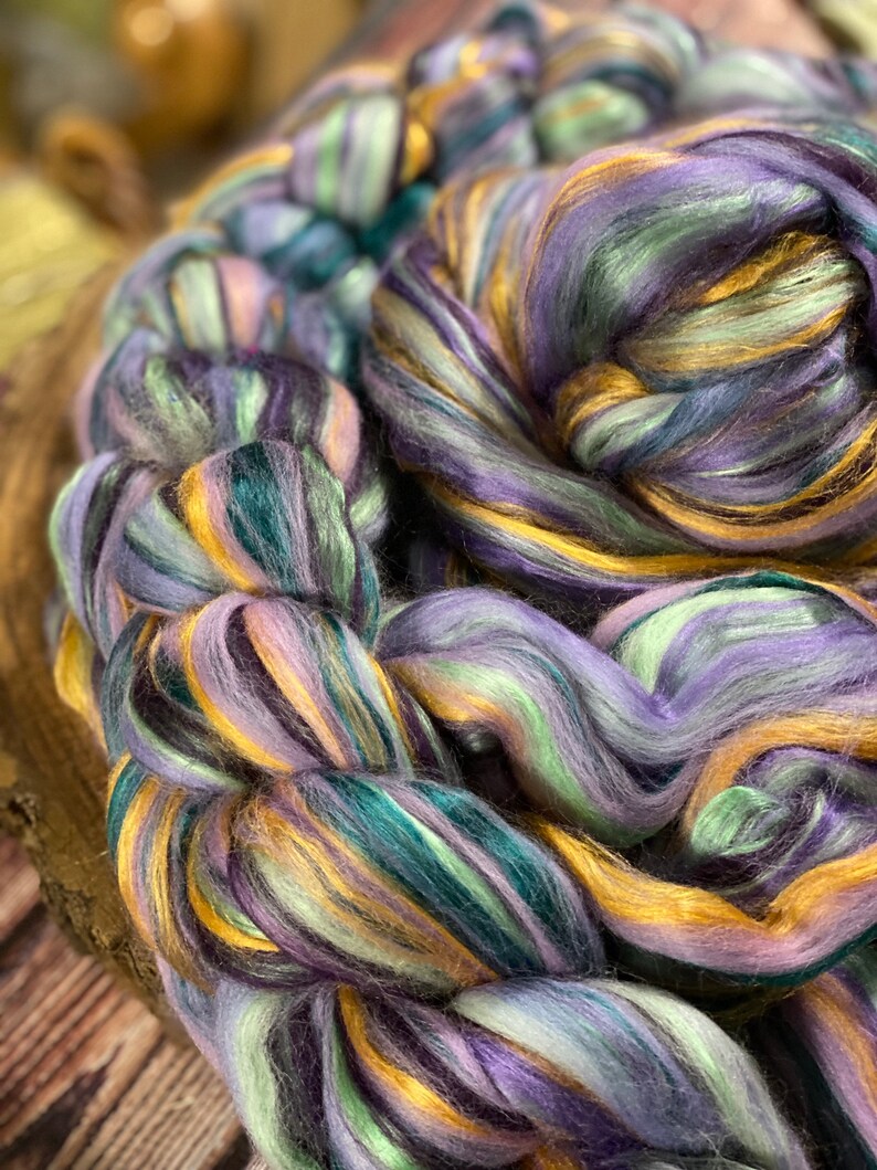 ROVING degashand Dyed Rovingsoft Impressionist | Etsy