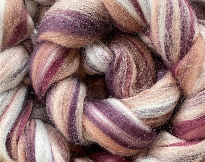 CLEARANCE ROVING, cloud Eleven,soft Impressionist Pastel Spinning ...
