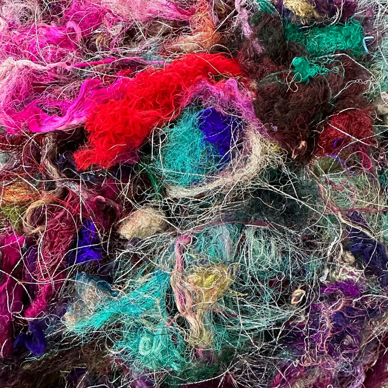 CHAOTIC SILK With Sparkle, Festive Holiday Silk Threads and Strings ...