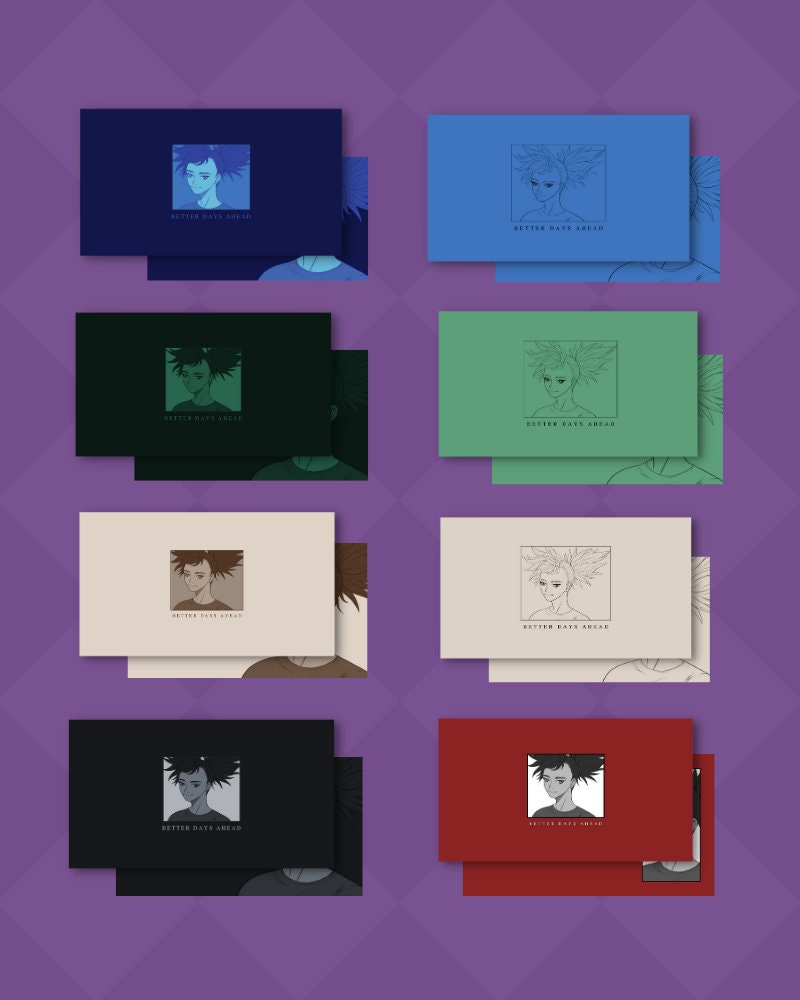 Better Days Desktop Wallpaper Pack | Digital Art Minimalistic Character ...