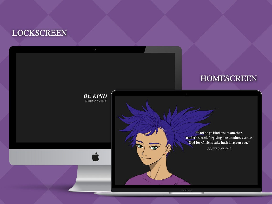 Bible Verse Desktop Wallpaper Pack | Ephesians 4:32 Minimalistic ...