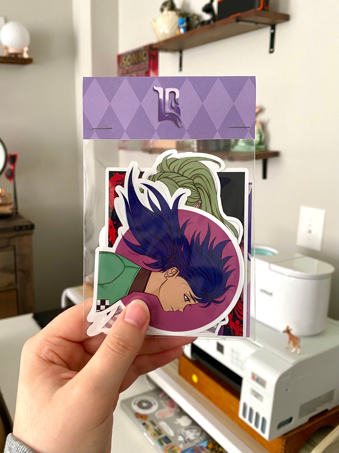 Anime Character Illustrations Sticker Pack Aesthetic Art Stickers Vinyl ...