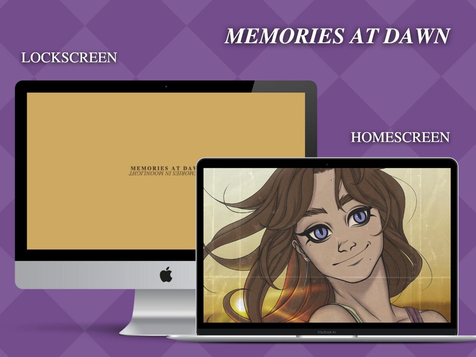 Memories Desktop Wallpaper Pack Digital Art Character Illustration ...