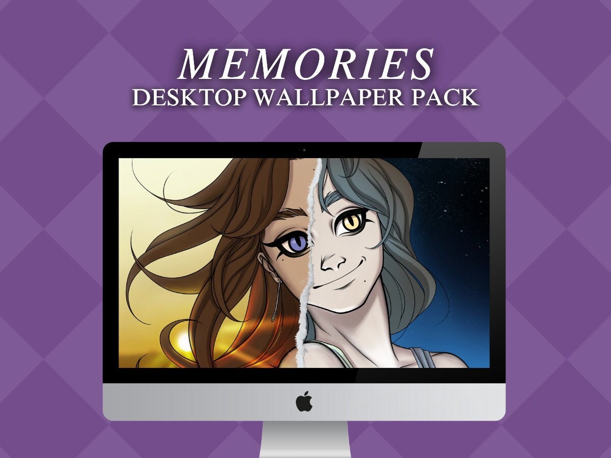 Memories Desktop Wallpaper Pack Digital Art Character Illustration ...