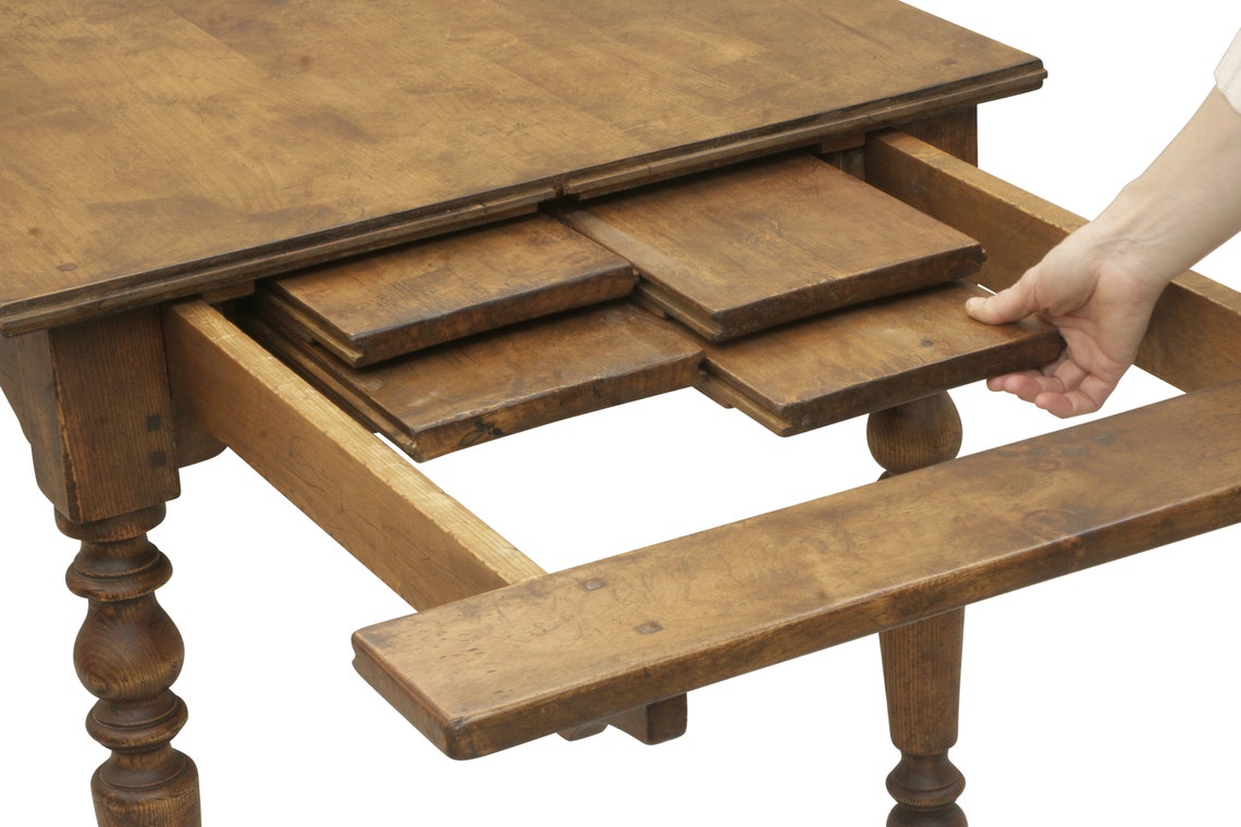 244 Extending Harvest Table, Farmhouse Table, Extendable Farm Table ...