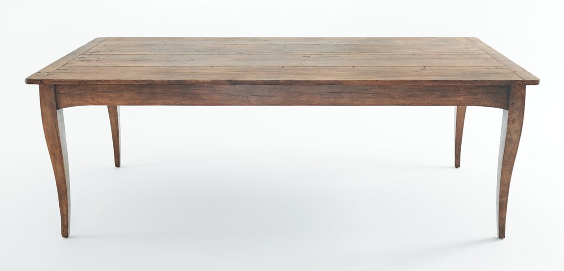 868 Extension Harvest Table With Leaf Storage Drawer, Self Storing ...