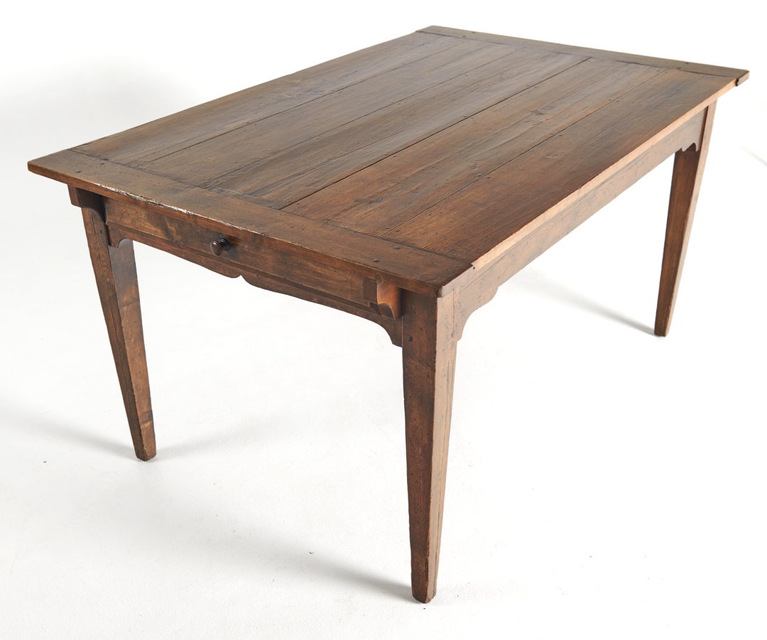 820 Extension Table With Leaf Storage, Farmhouse Table, Farm Table ...