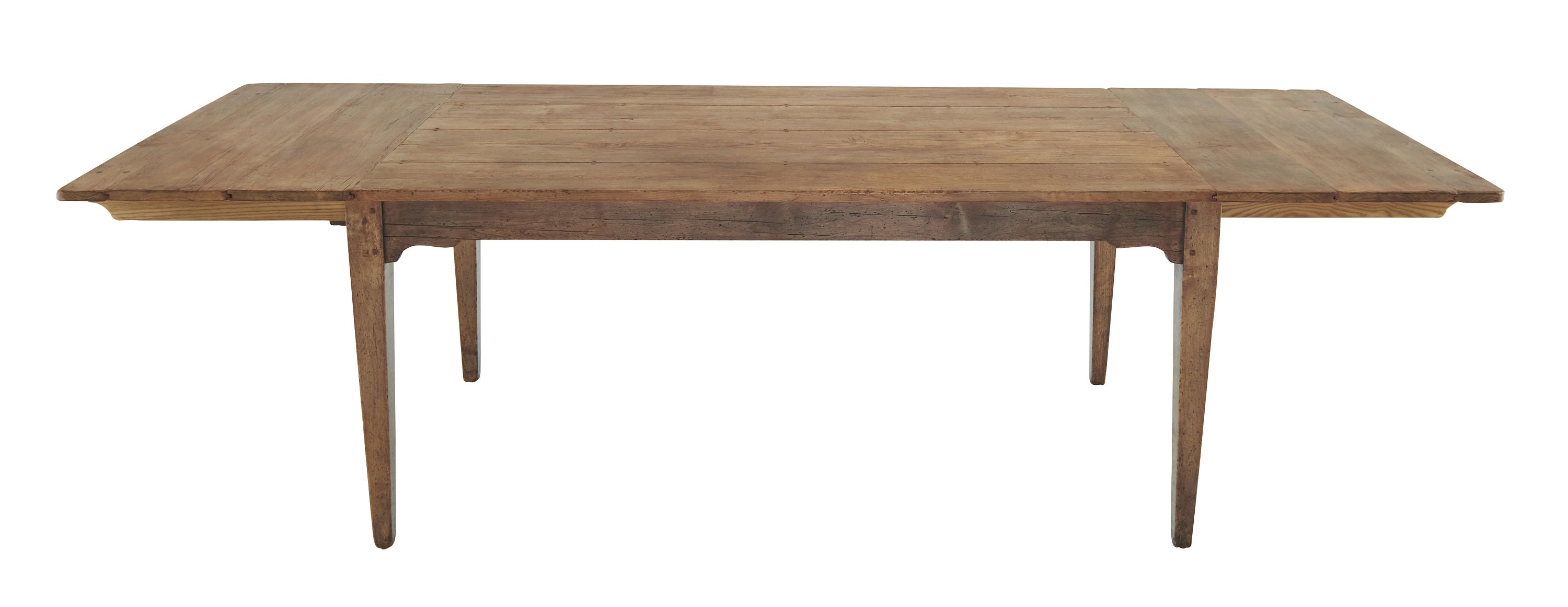 870 Extending Farmhouse Table With Leaf Storage Drawer and Antique ...