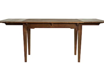 Solid Wood Extendable Table - Etsy