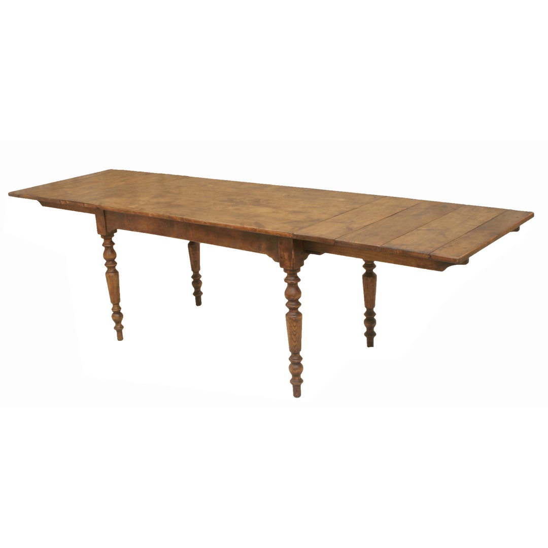 244 Extending Harvest Table, Farmhouse Table, Extendable Farm Table ...