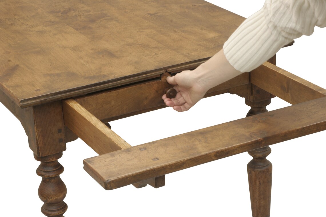 244 Extending Harvest Table, Farmhouse Table, Extendable Farm Table ...