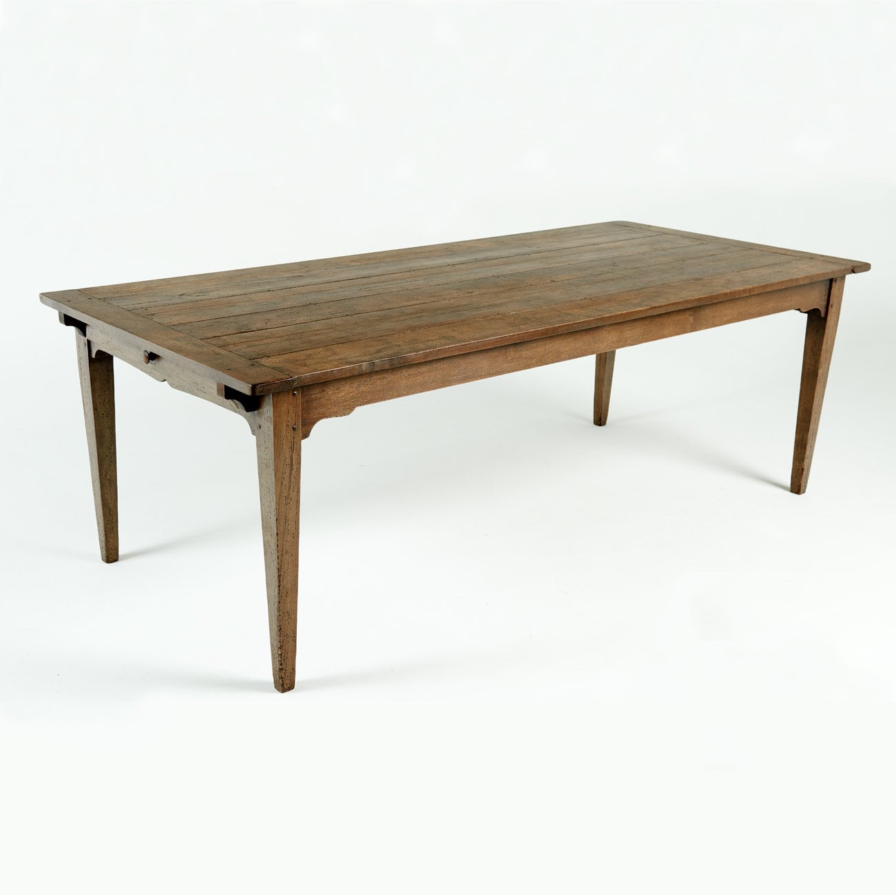 817 Extending Farmhouse Table, Self Storing Leaves, Farm Table With ...