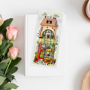 SET of 4 Storefronts BOOKMARKS France, Germany, Italy, England ...