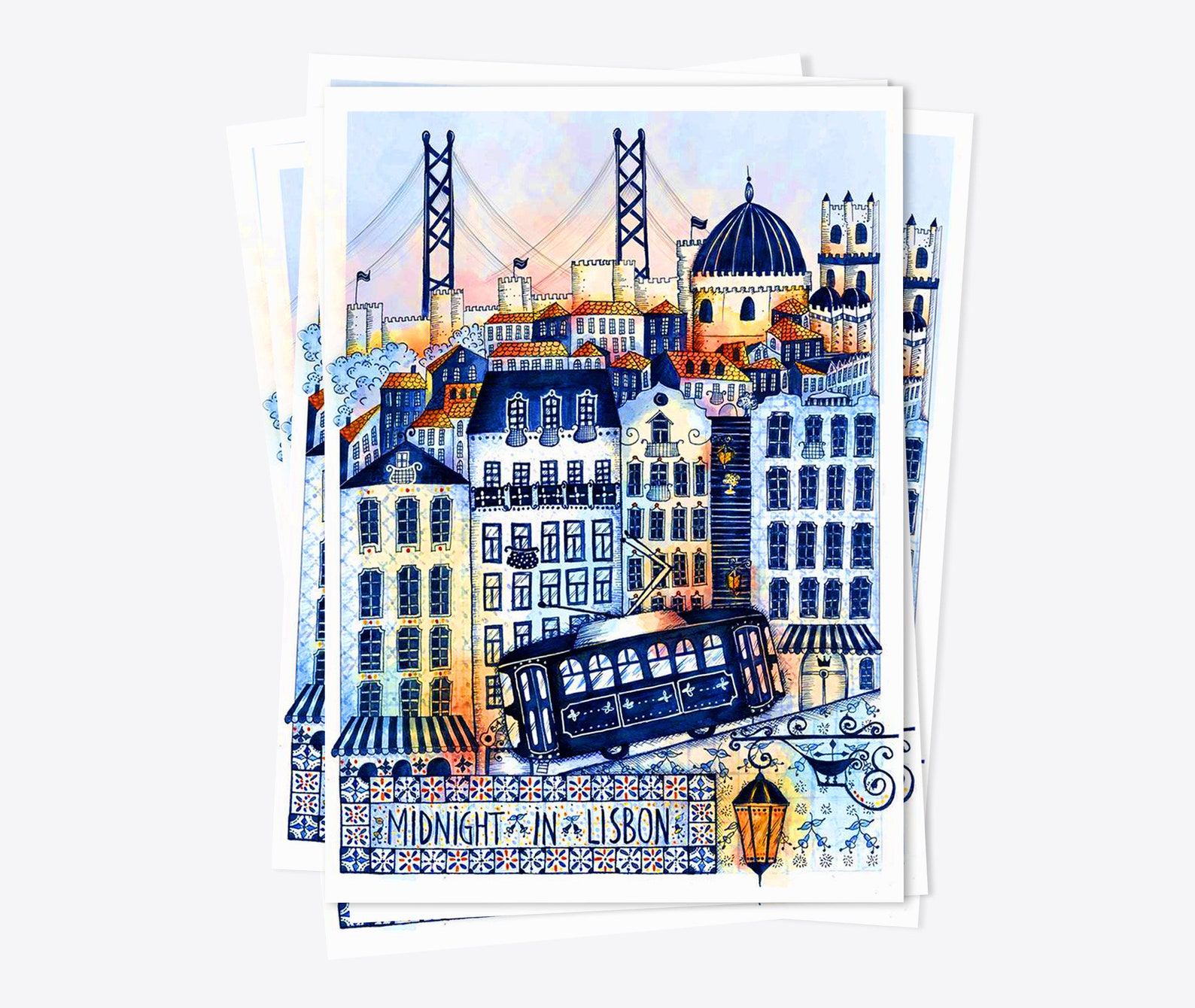 LISBON Postcard Portugal Travel Card Portugal Postcard - Etsy