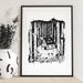 MAGIC LITTLE HOUSE Illustration / Drawing / Print / Poster / Fine Art ...