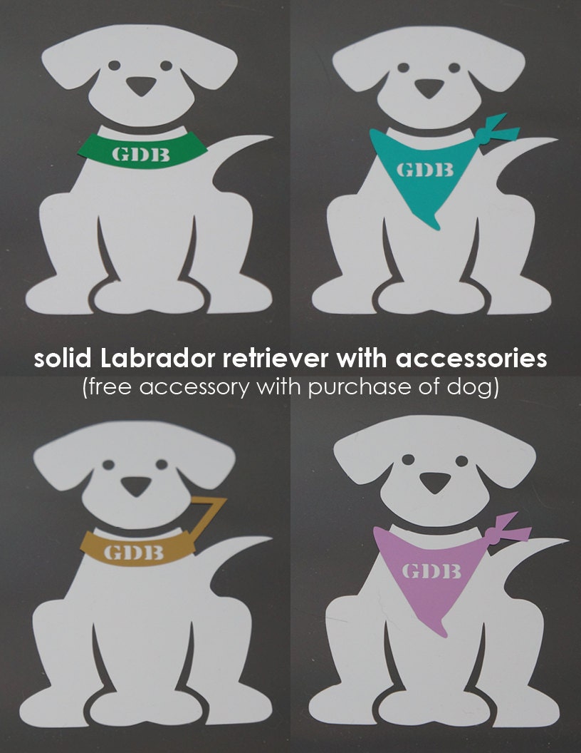Labrador Retriever Vinyl Decal - Etsy