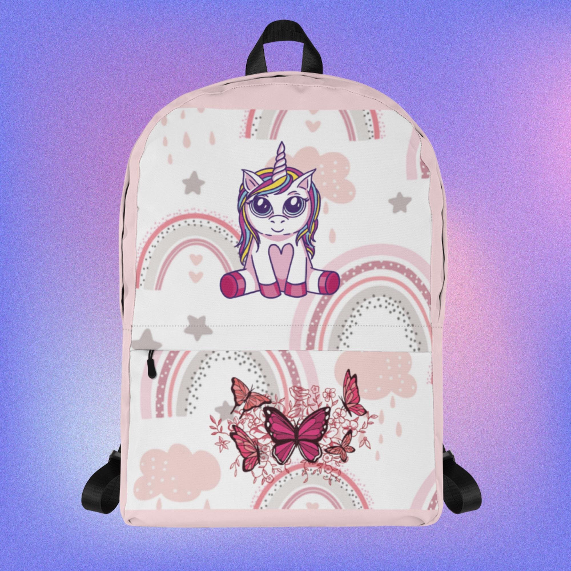 Rainbow Unicorn Backpack, Kid Backpack, Back to School, Unicorn Gift ...