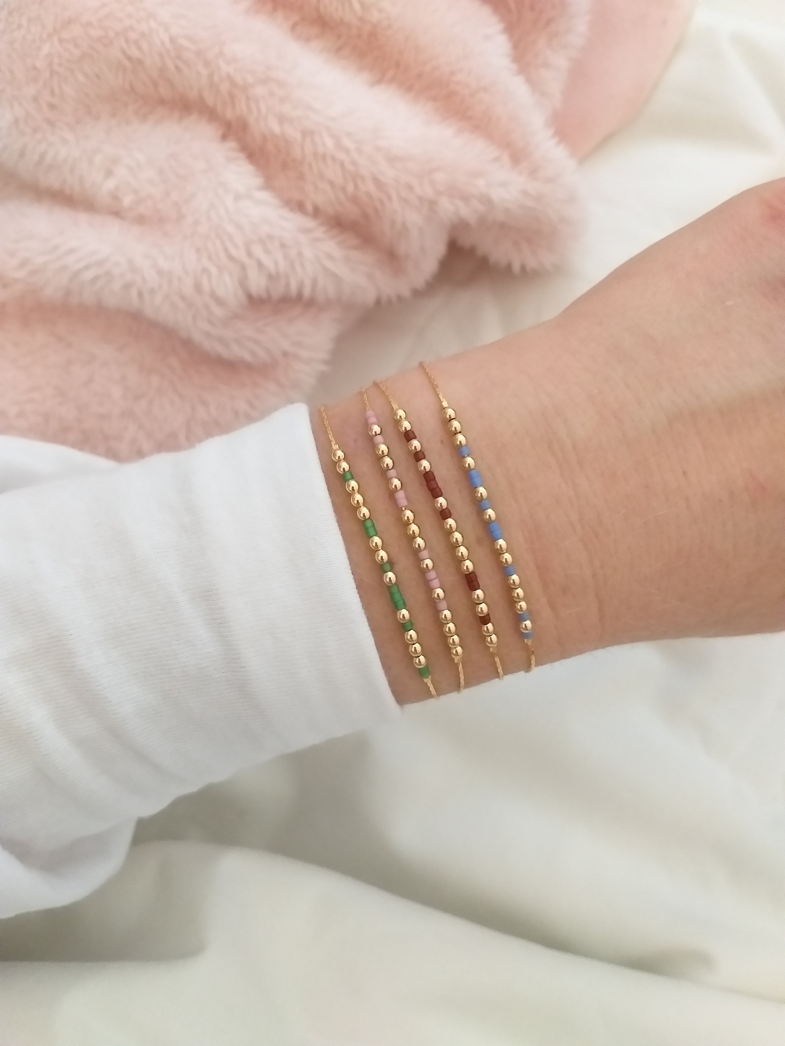 Custom Morse Code Bracelet for Women With Clasp, Minimalist Jewelry ...