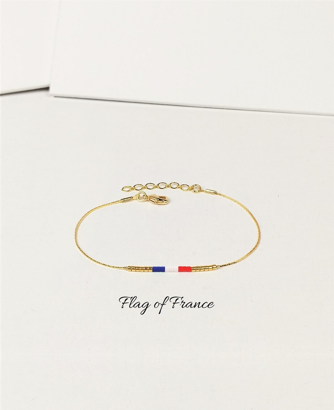 French Flag Bracelet for Women, Flag of France Accessories Gift Idea ...