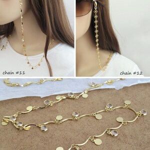 Gold Chain Glasses Women Sunglasses Chain Gold Eyeglasses - Etsy