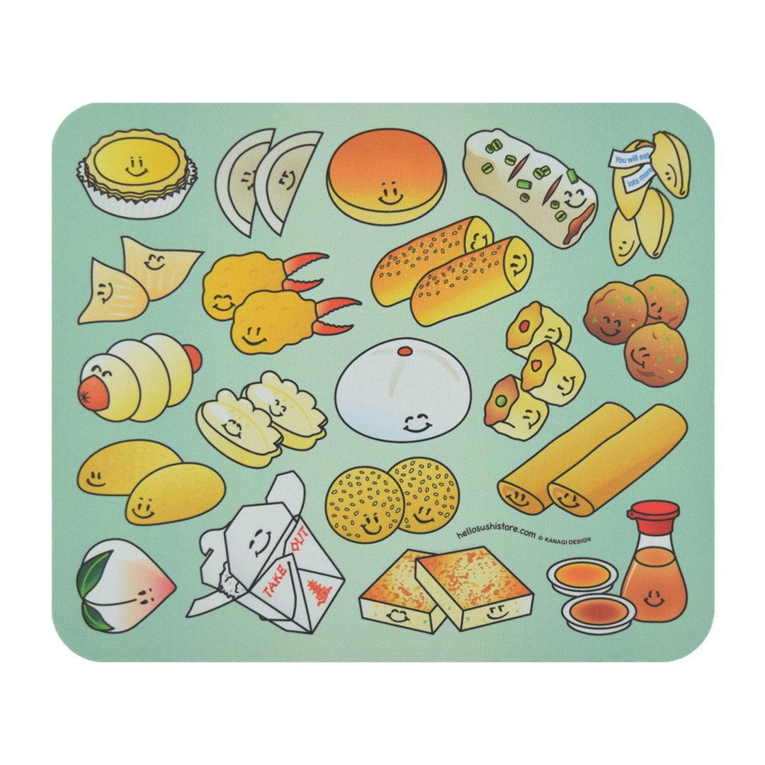 Dim Sum Mouse Pad Asian Mouse Pad Chinese Mouse Pad Cute Food Mouse Pad ...