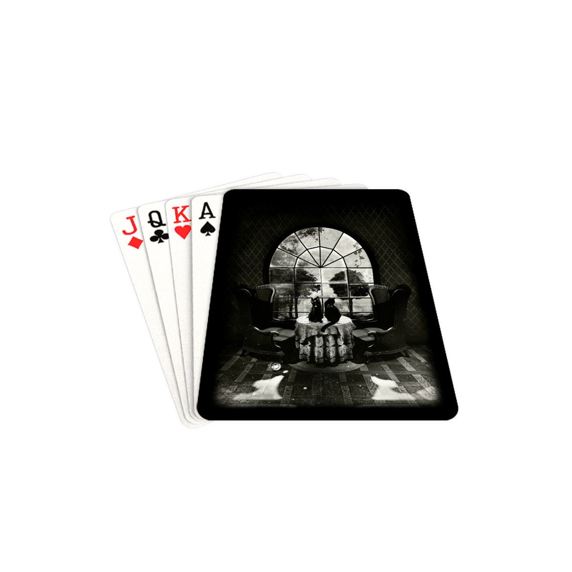 Room Skull Playing Cards Gothic Poker Deck Dark Skull - Etsy