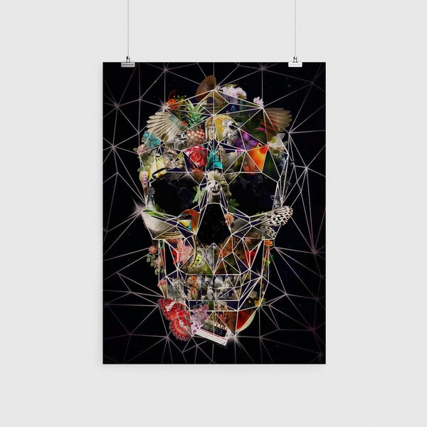 Abstract Skull - Etsy