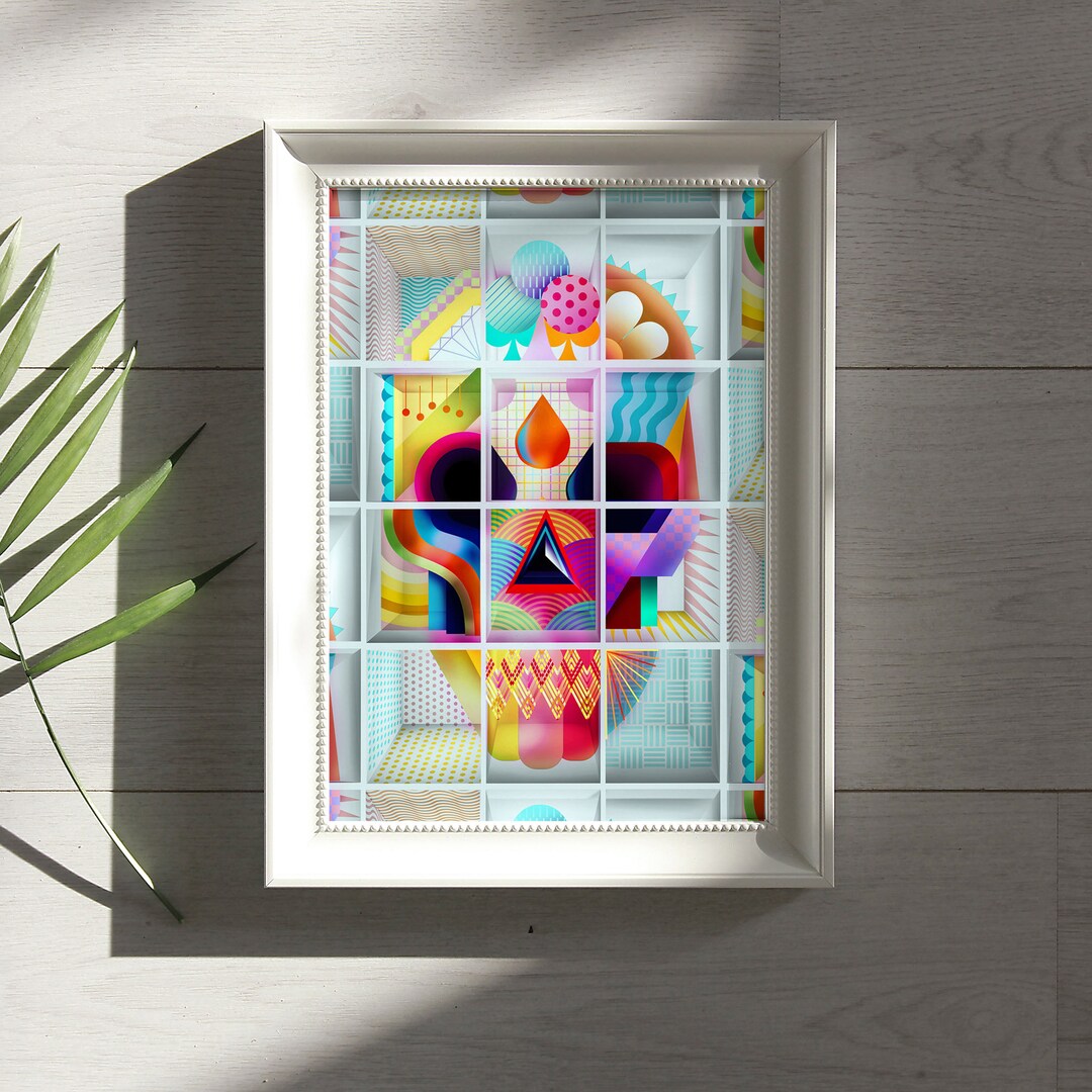 Sugar Skull Poster Skull Art Print Gift Colorful Wall Art - Etsy