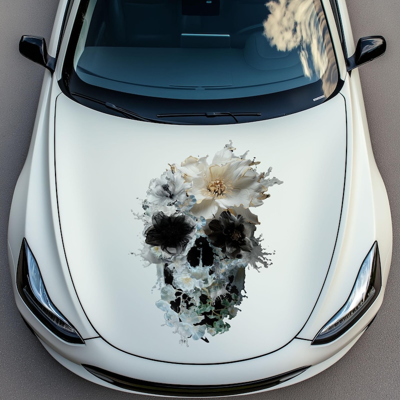 Sugar Skull Decal - Etsy