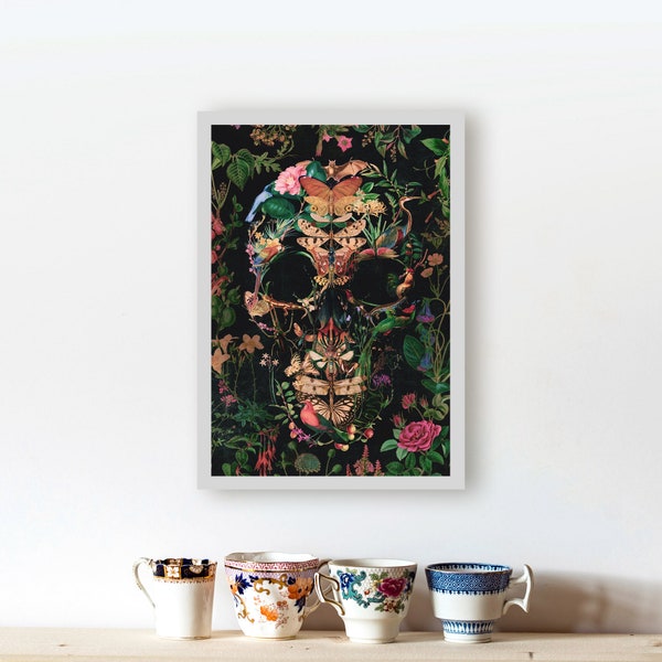 Skull Poster - Etsy