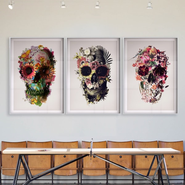 Sugar Skull Poster - Etsy