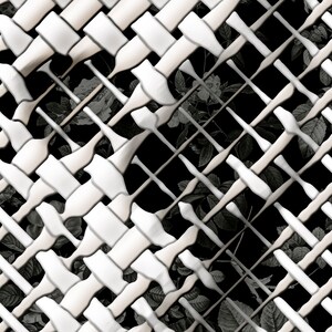 Wicker Skull Wallpaper Home Decor, 3D Effect Black and White Skull Art ...