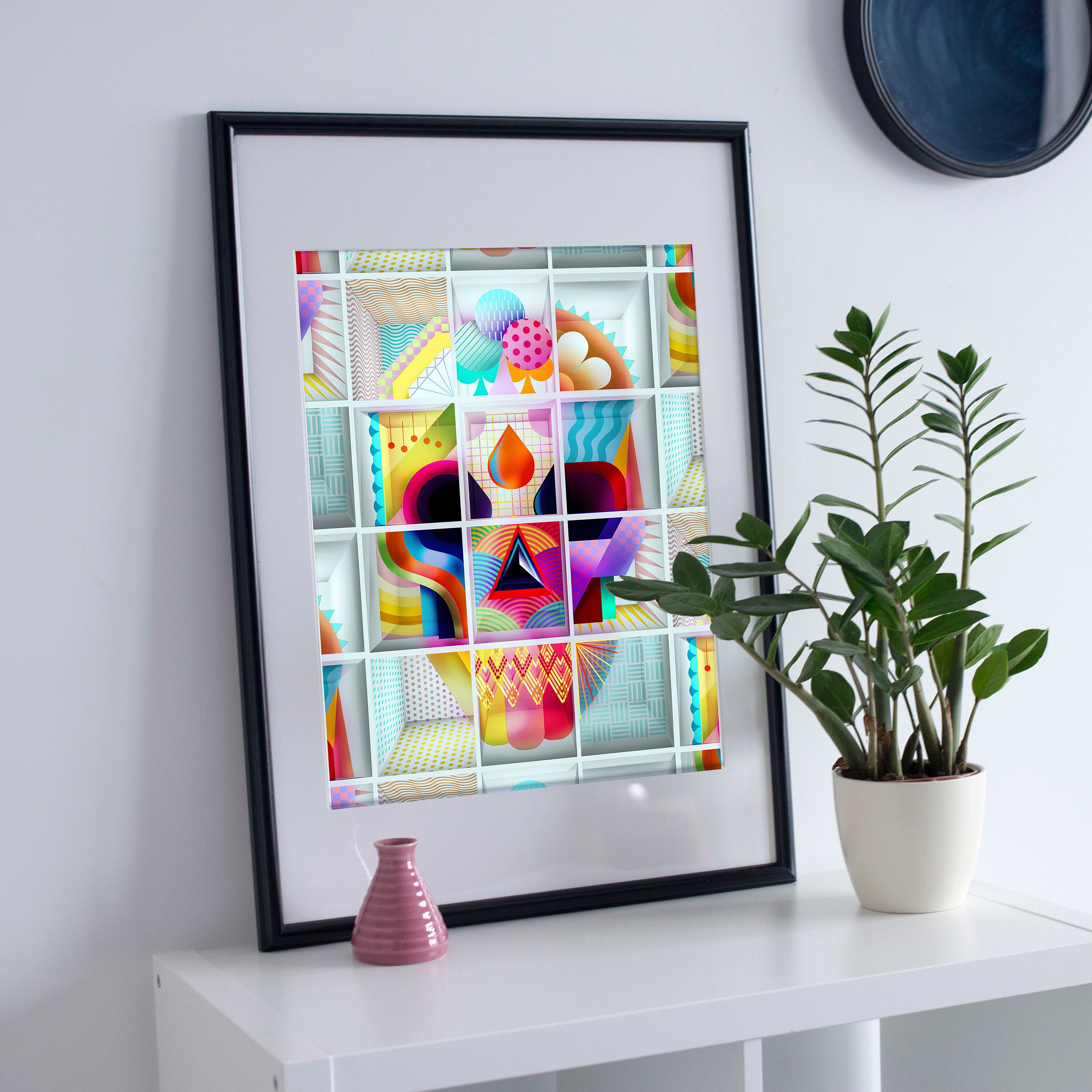 Sugar Skull Poster Skull Art Print Gift Colorful Wall Art | Etsy