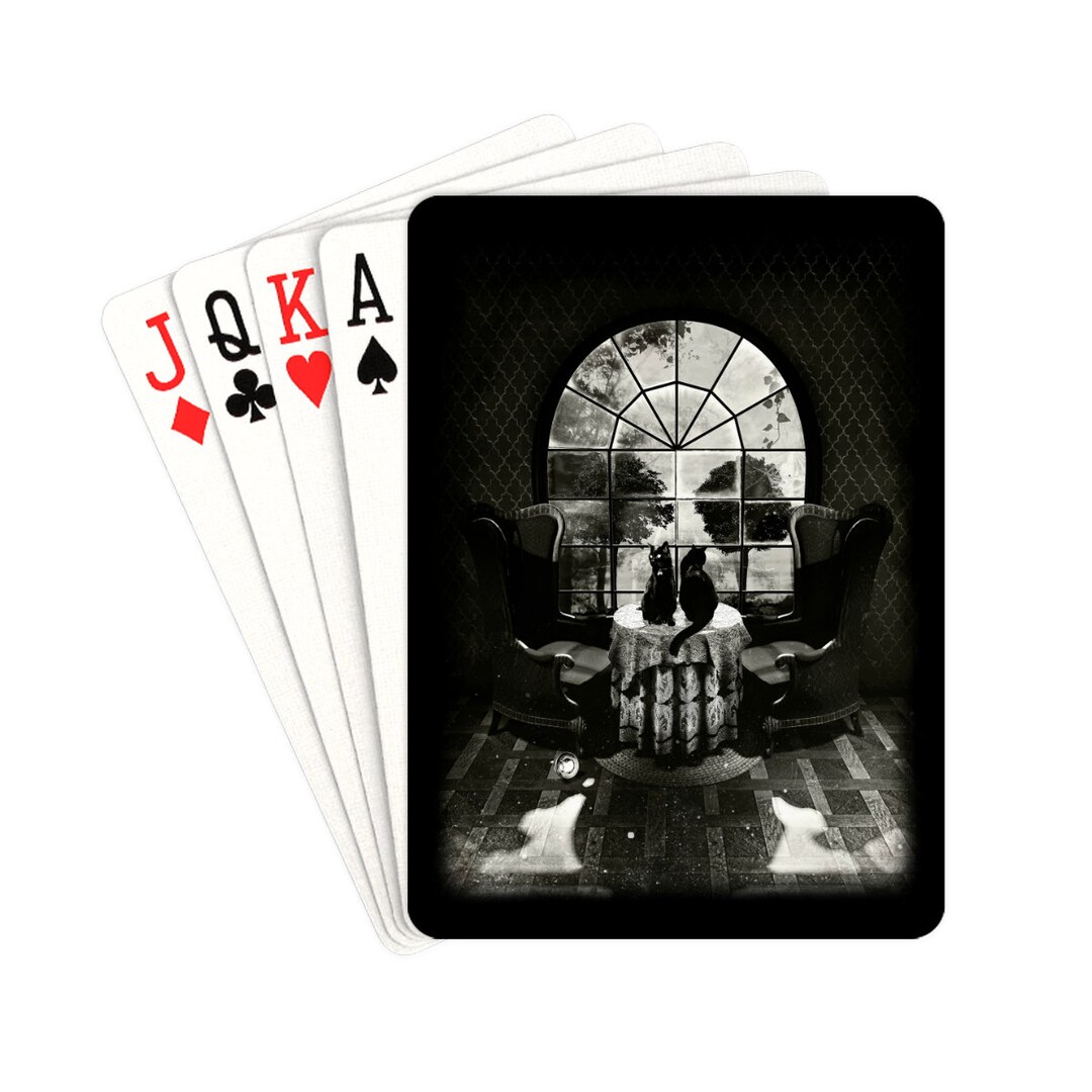 Room Skull Playing Cards, Gothic Poker Deck, Dark Skull Playing Cards ...