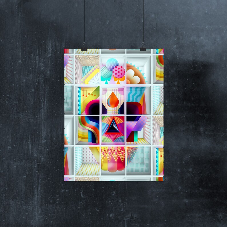 Sugar Skull Poster Skull Art Print Gift Colorful Wall Art - Etsy