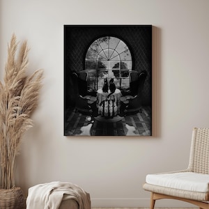 Gothic Room Skull Poster | Unique Decor for Any Space - Etsy