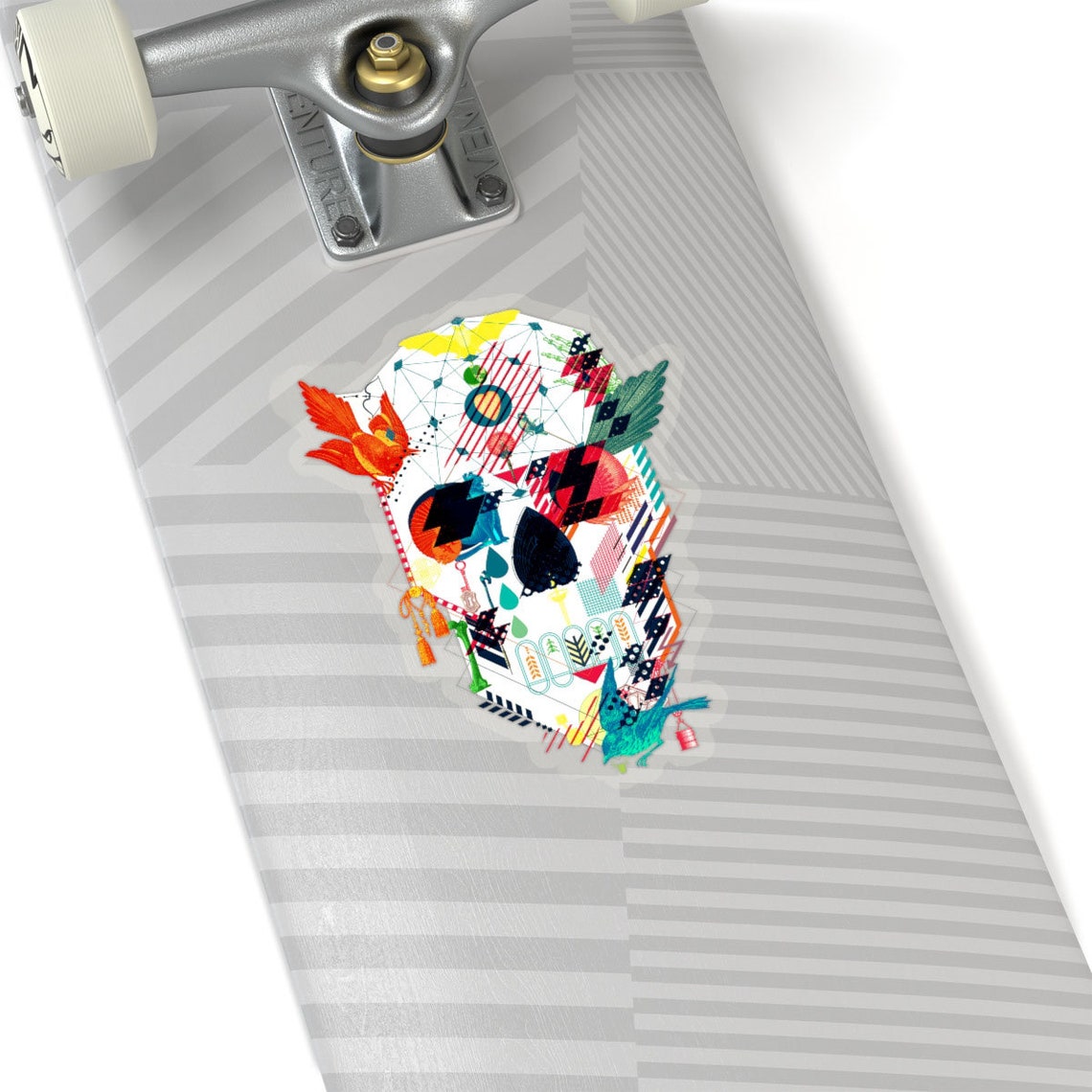 Skull Sticker Set of Ten Skull Art Sticker Set Gothic Skull | Etsy