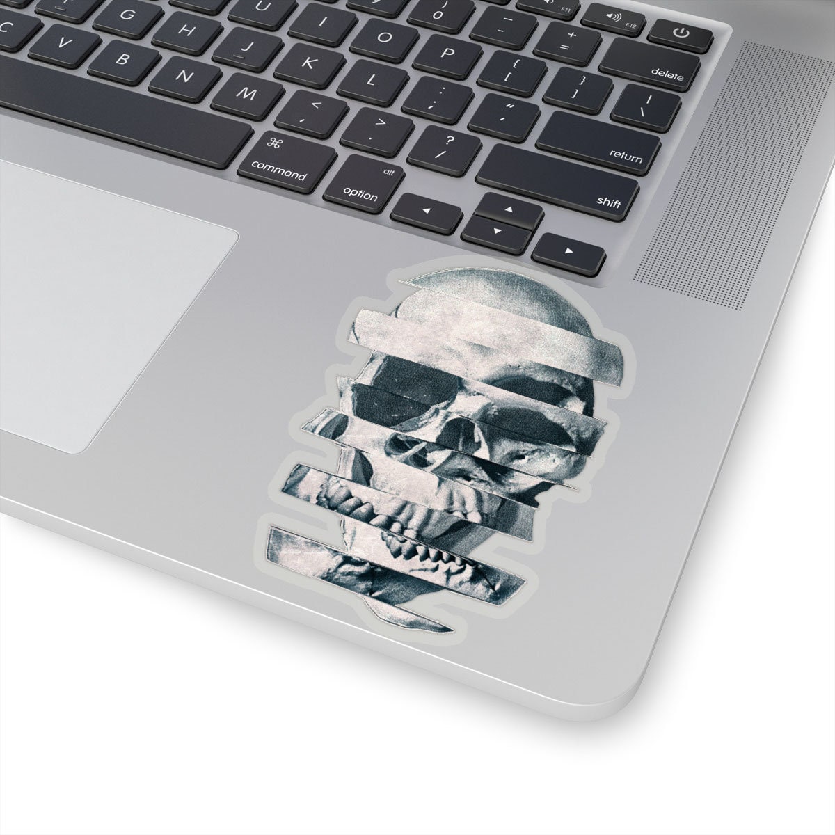 Glitch Skull Sticker Sugar Skull Art Sticker Premium Gothic - Etsy