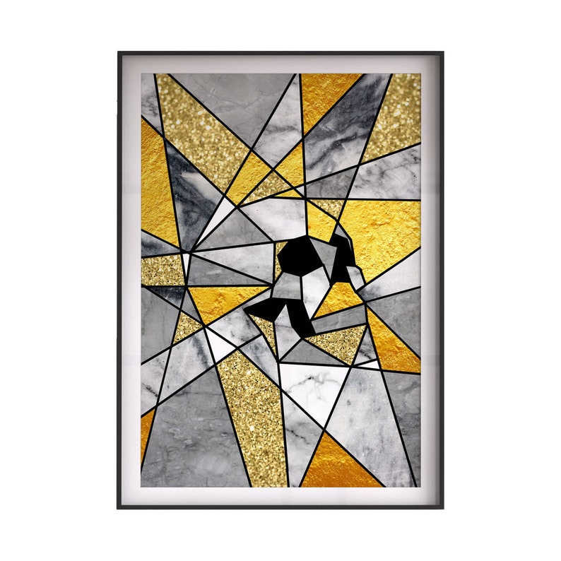 Geometric Skull Art Print Modern Sugar Skull Poster Abstract - Etsy