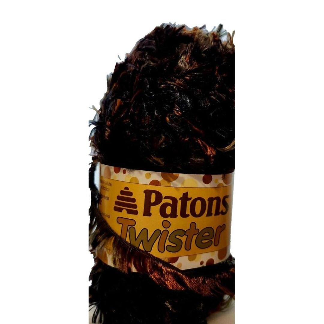Yarn Patons Twister Chocolate Super Bulky - Etsy