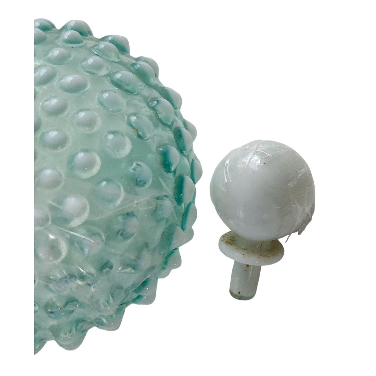 Vintage Fenton Hobnail Opalescent Glass Perfume Bottle With Stopper - Etsy