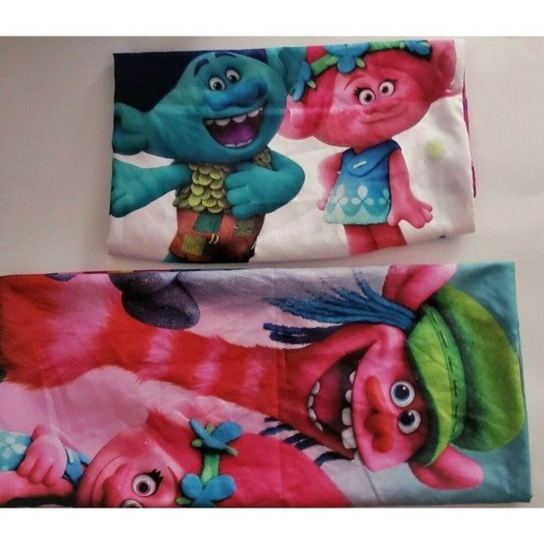 Trolls 2 Standard Reversible Children Pillowcases - Etsy