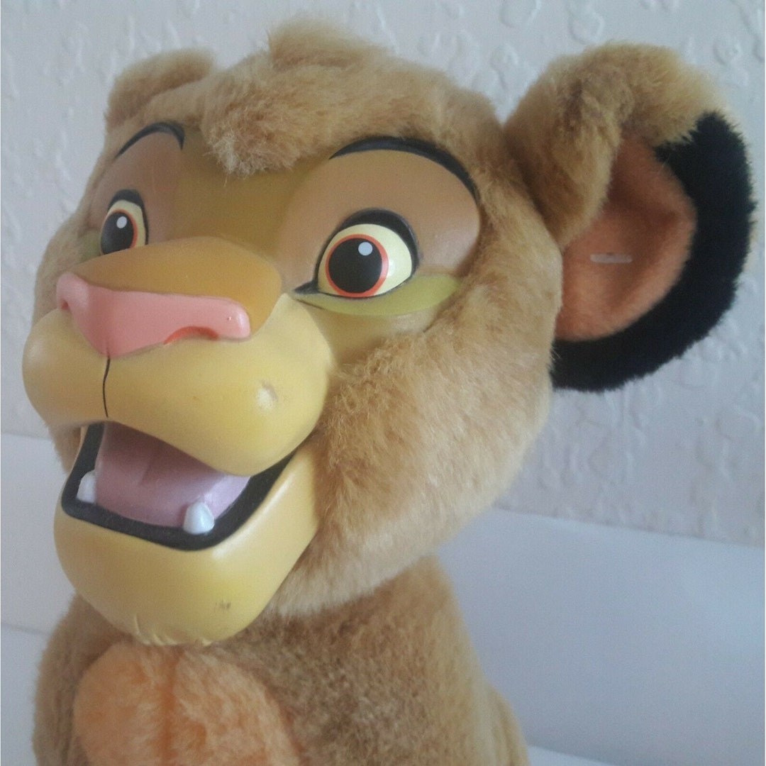 Jumbo Giant Vintage 90s Disney Lion King 15 Simba Plush Stuffed Animal ...